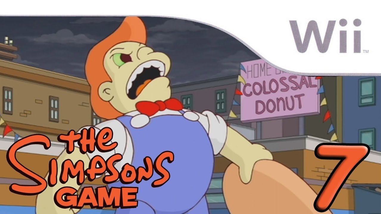 The Simpsons Game (Wii) | Level 7: Shadow of the colossal donut - YouTube