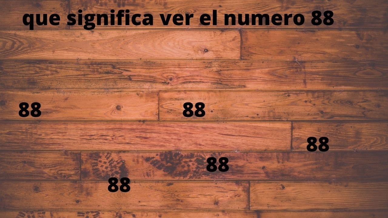 que significa ver el número 88? medita con Teresa - YouTube