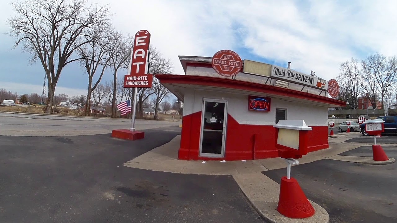 Maid-Rite Road Side Diner In Missouri 360 VID - YouTube