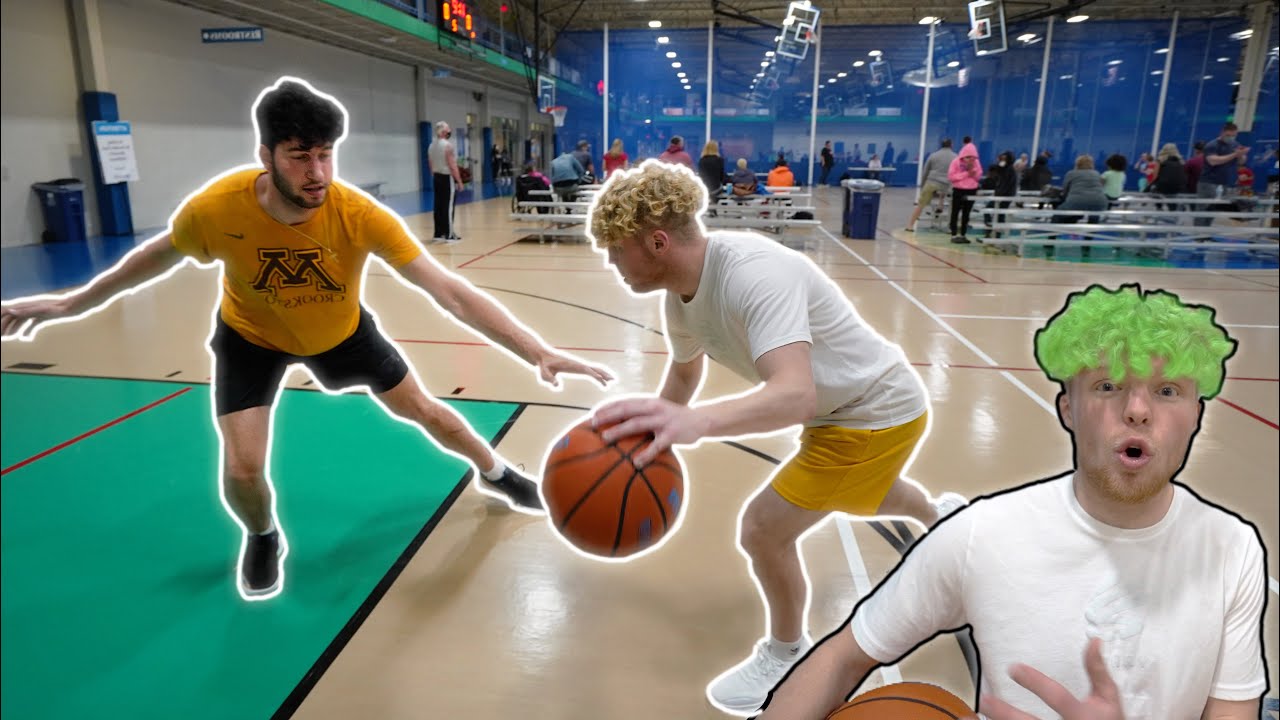 INTENSE 1v1 Basketball Vs TJASS! Loser DYES Their Hair! - YouTube