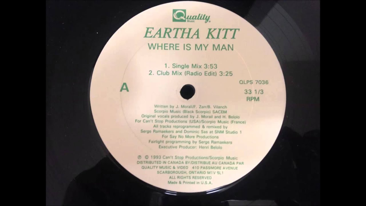 Eartha Kitt - Where Is My Man - YouTube