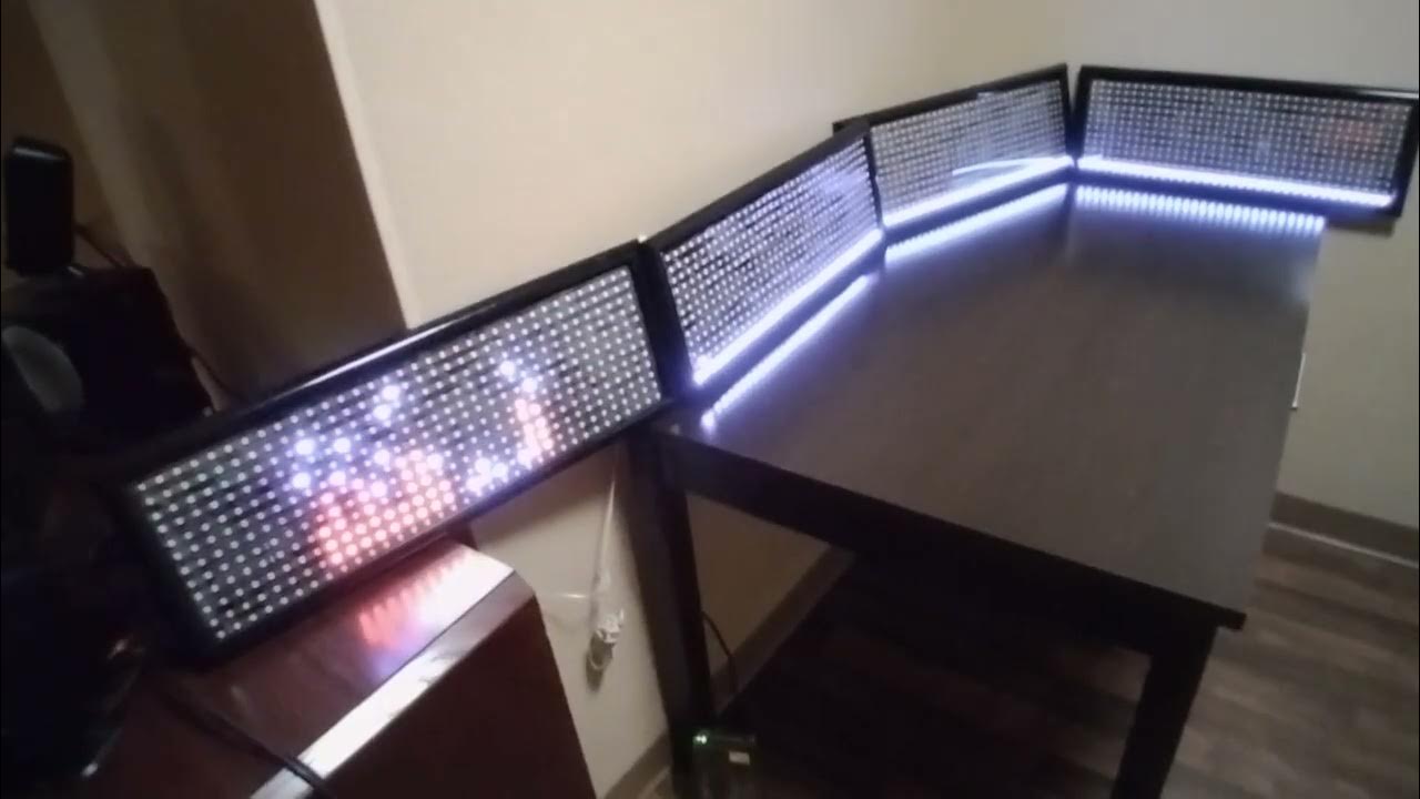 140 Band Sound Reactive Spectrum Analyzer ESP32 Arduino FFT / FastLED NeoMatrix - 1680 ws2812b ...