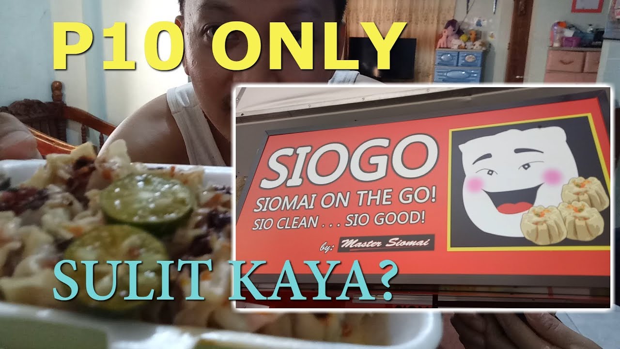 SIOGO: NEW MASTER SIOMAI FRANCHISE: SULIT KAYA? - YouTube