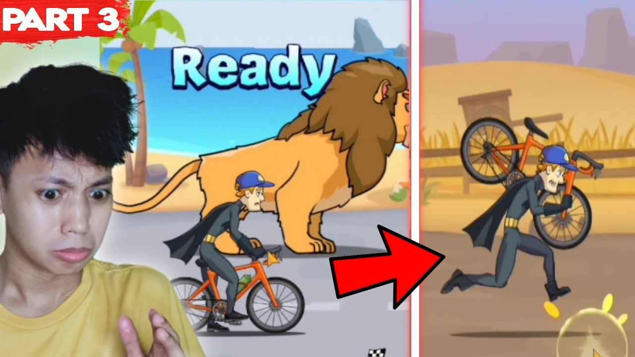 NATAKOT YUNG BIKE KO SA LION KAYA PINASAN KO! | Tap Tap Riding - part 3 ...