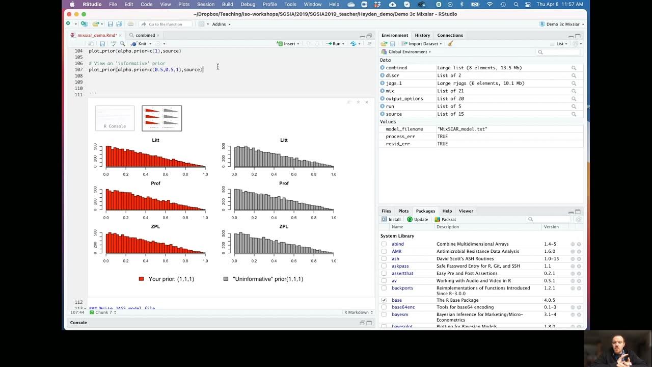 Analyzing Stable Isotope Data 6 - Mixing models with MixSIAR - YouTube