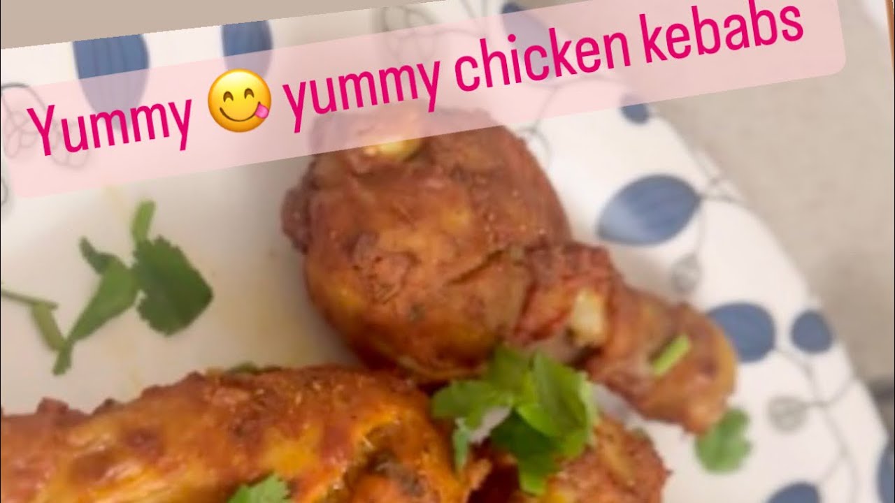 Chicken kebabs /recipe/hamsa/vlogs / uk - YouTube