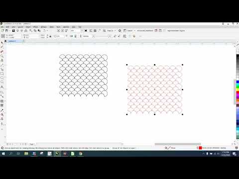 Corel Draw Tips & Tricks Fish Scales - YouTube