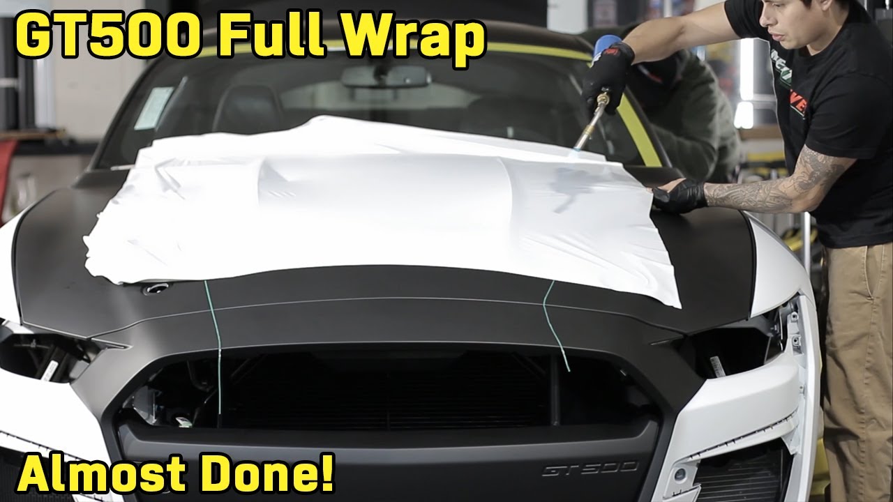 The Full Wrap on The 2020 GT500 is Almost Done! - YouTube