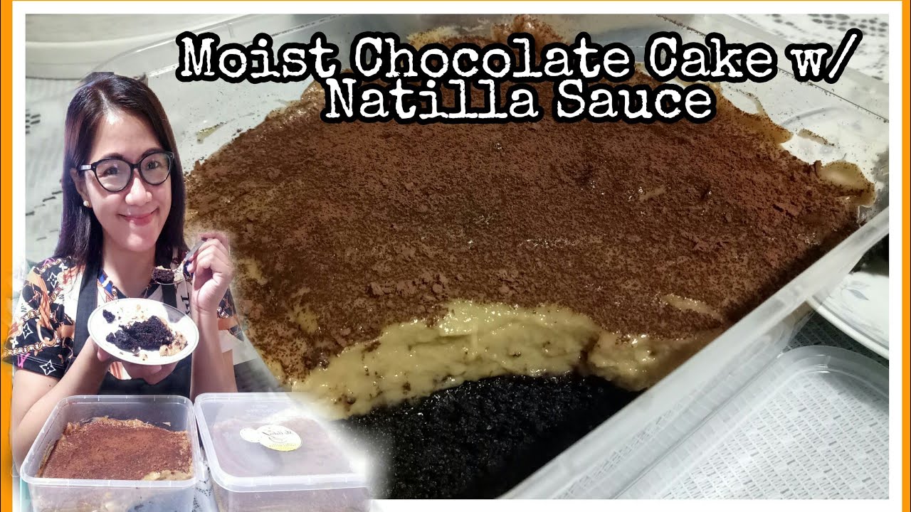 How to make Moist Chocolate Cake with Natilla Sauce - YouTube