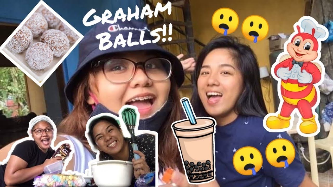 GUMAWA KAMI NG GRAHAM BALLS + JABE TAYO! |MaJu Vlogs - YouTube