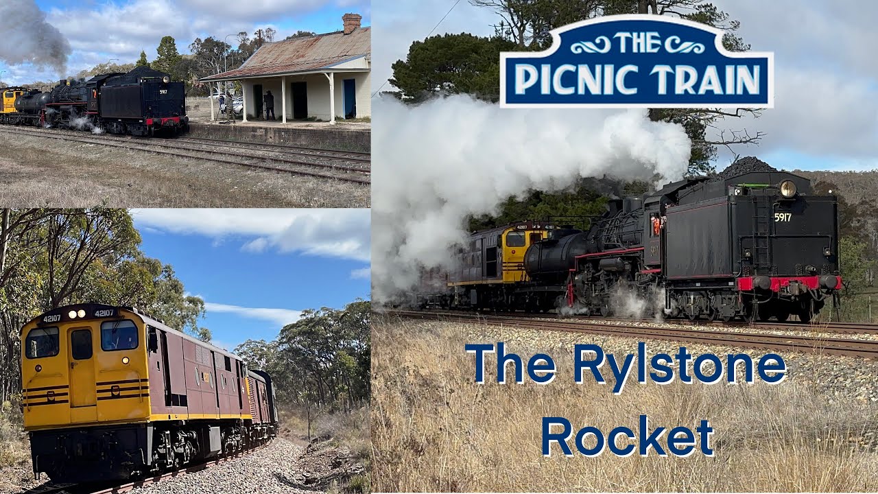The Picnic Train’s “Rylstone Rocket” steam train chase - 19th August ...
