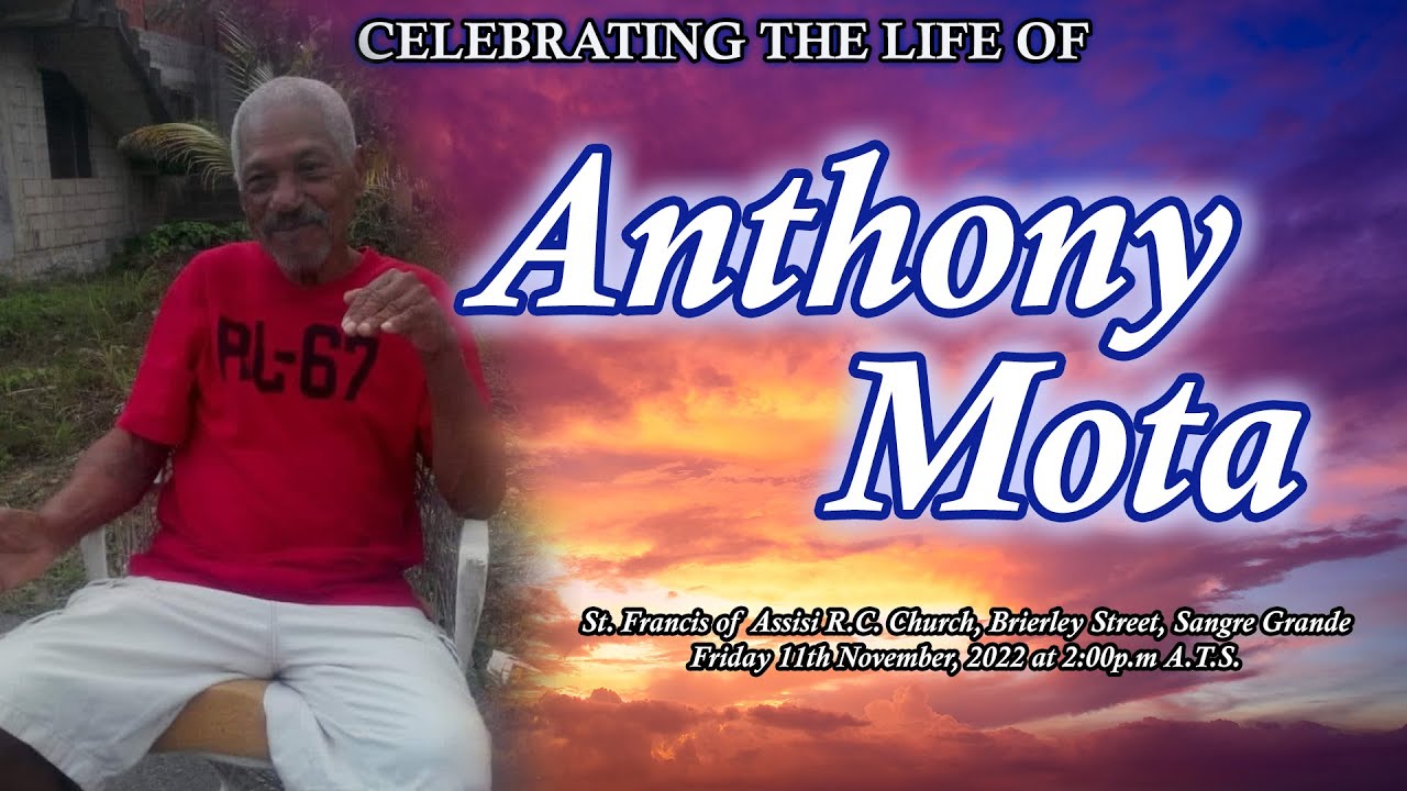 Funeral Service of Anthony Mota - YouTube