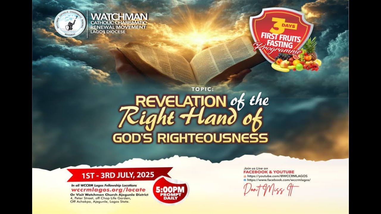 REVELATION OF THE RIGHT HAND OF GOD'S RIGHTEOUSNESS - YouTube