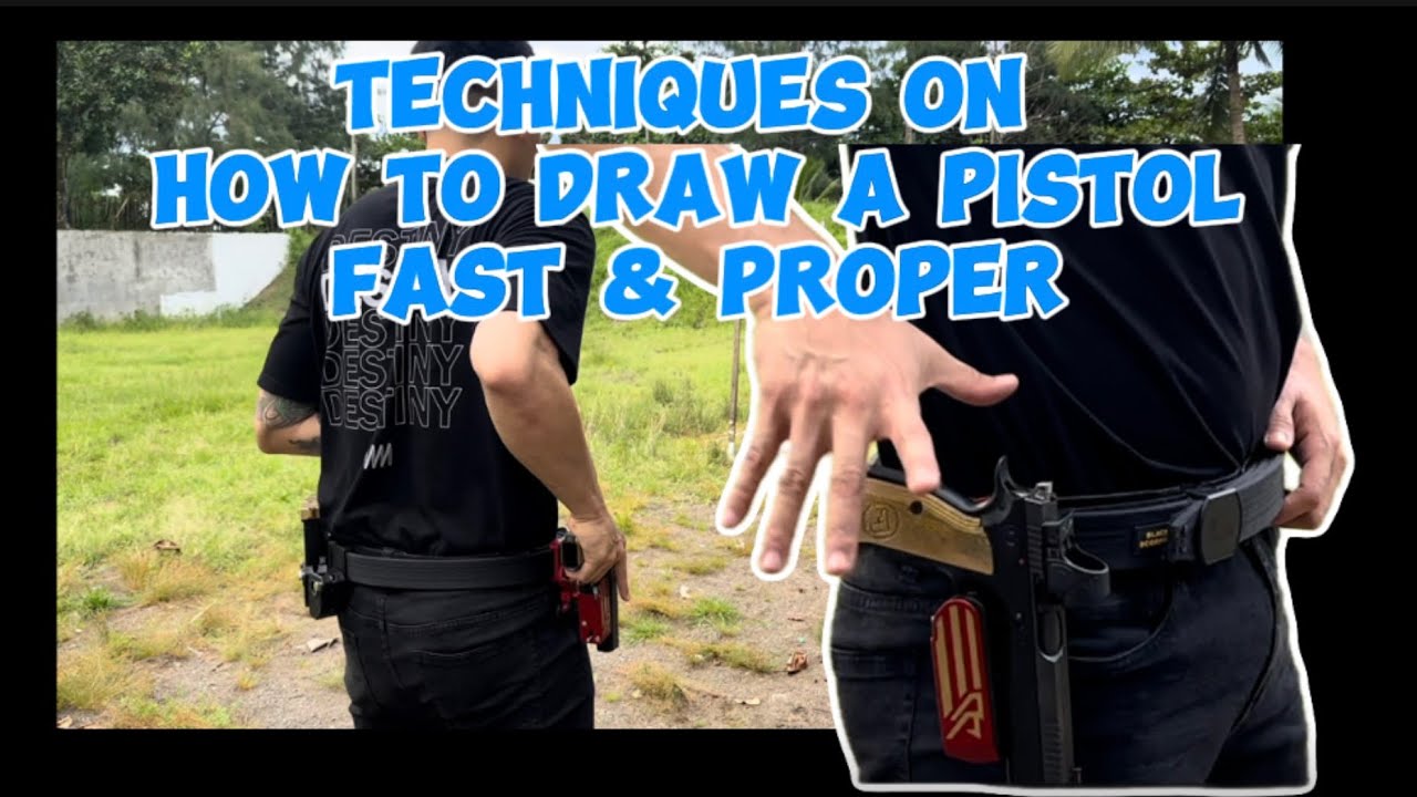 How to Draw a Pistol FAST & proper! | Practical Shooting Competition ...