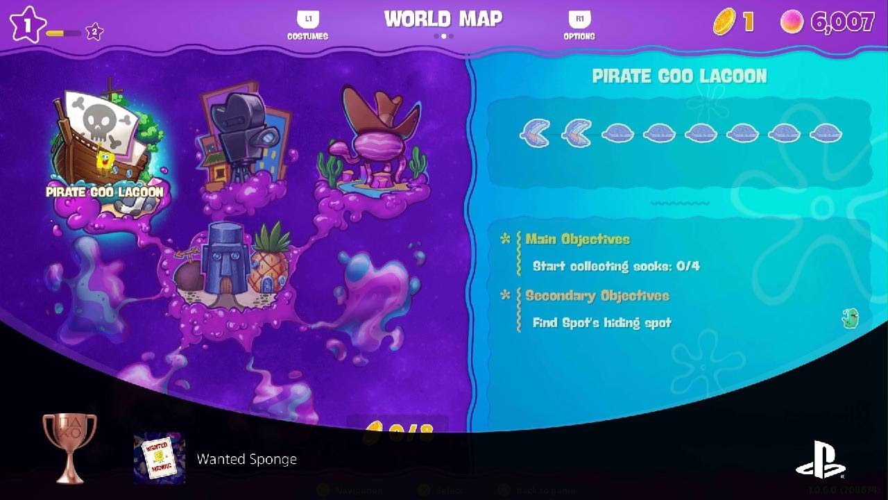 SpongeBob SquarePants: The Cosmic Shake (PS5): Wanted Sponge Trophy ...