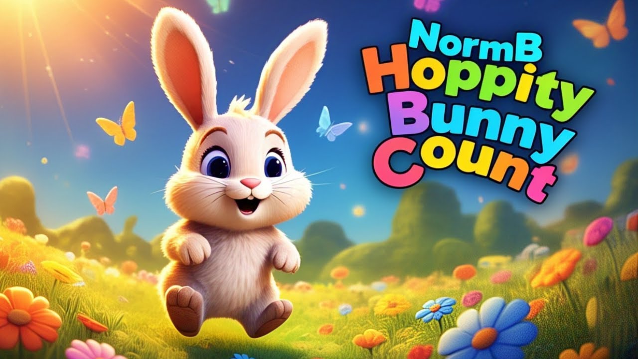 Hoppity Bunny Count – Nursery Rhyme by NormB | Fun Counting Song for ...
