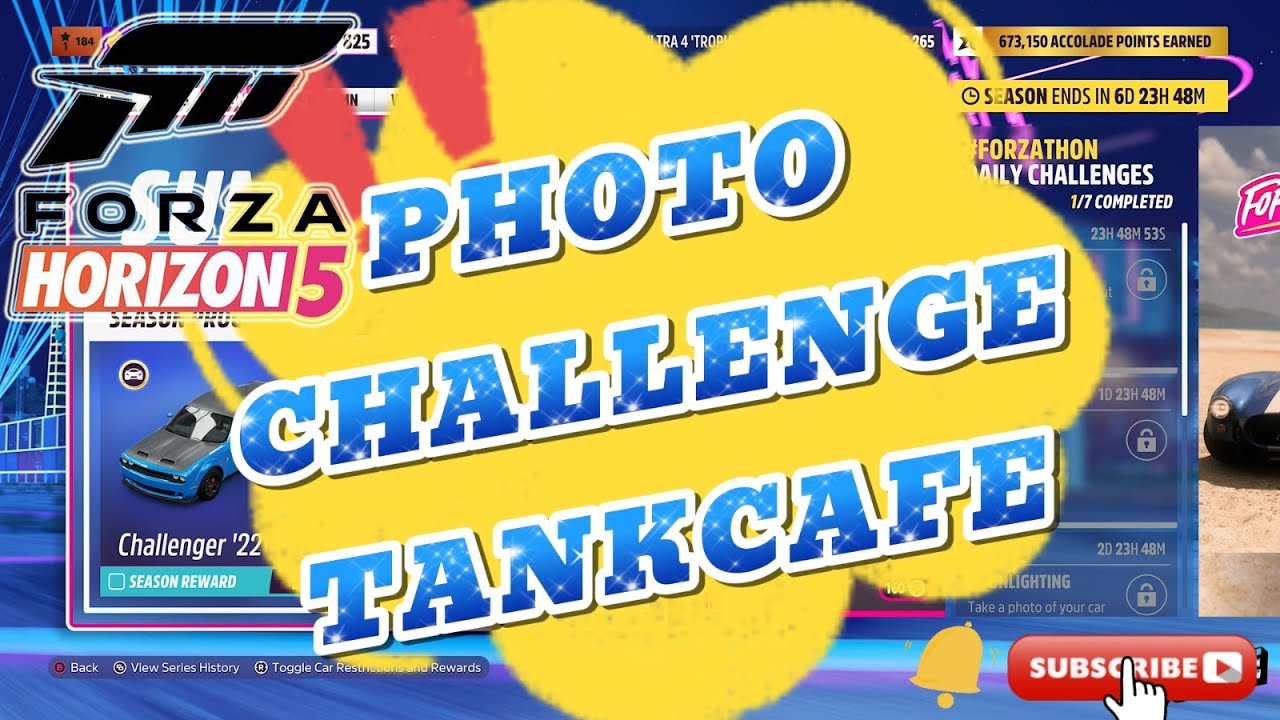 Forza Horizon 5 Photo Challenge Tankcafe January 30,2025 - Neon Tank ...
