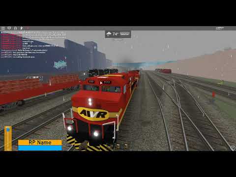 ROBLOX AWVR 777 & 767 The Unstoppable Train The Movie! Behind The ...