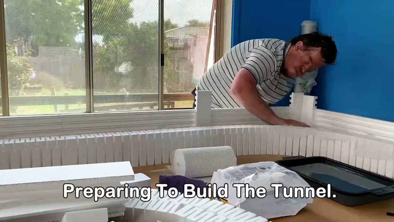 Building My Layout: Step 2. Installing Profile Boards - YouTube