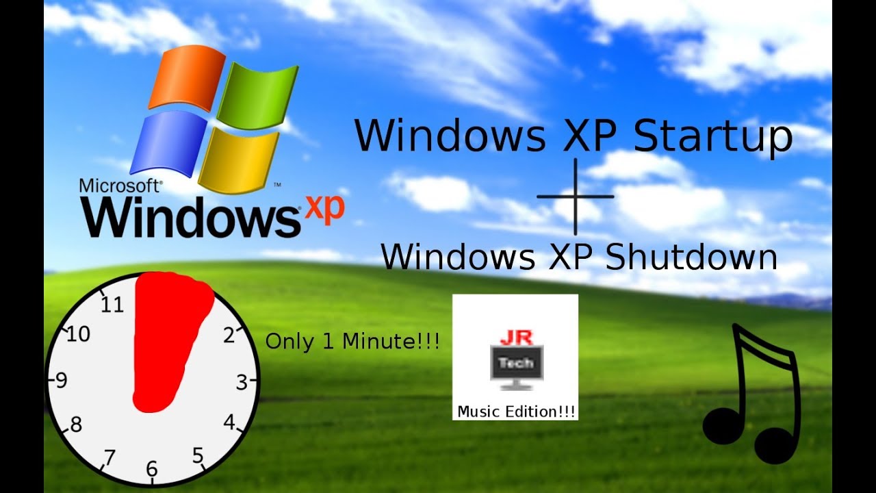 Windows XP Startup and Shutdown Slowed 1 Min Each - YouTube