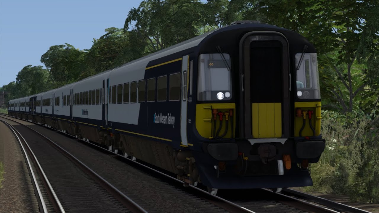 Train Simulator | DTG Class 442 (AP SP) | 9P52 15:15 Portsmouth Harbour - London Waterloo - YouTube