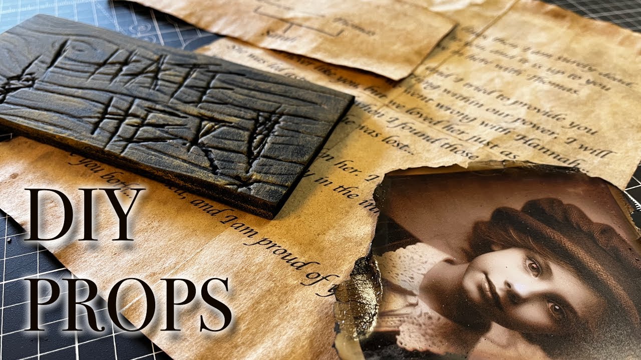 Simple props for role playing games! Call Of Cthulhu RPG! - YouTube