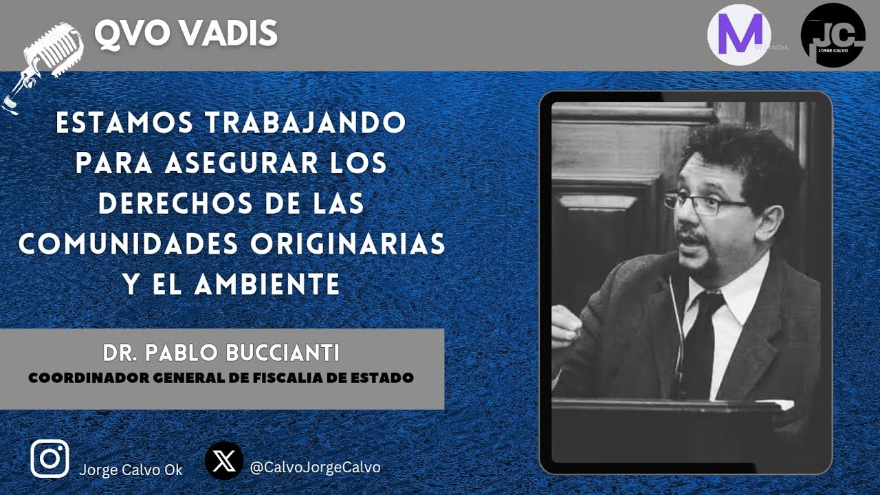 DR. PABLO BUCCIANTI - COORDINADOR GENERAL DE FISCALÍA DE ESTADO - YouTube