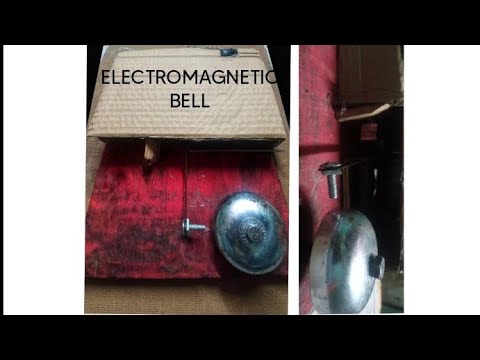 How to make electromagnetic bell for school project | Science project ...
