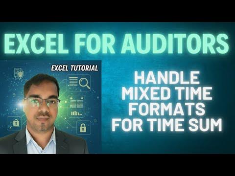 How to add different time formats | MS Excel Tips & Tricks Tutorial ...
