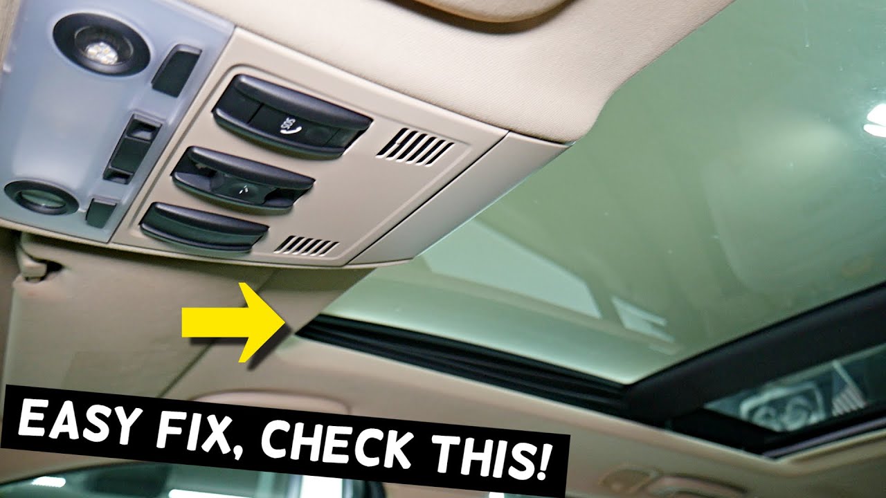 BMW PANORAMIC SUNROOF DOES NOT CLOSE OPEN ALL THE WAY AFTER BATTERY ...