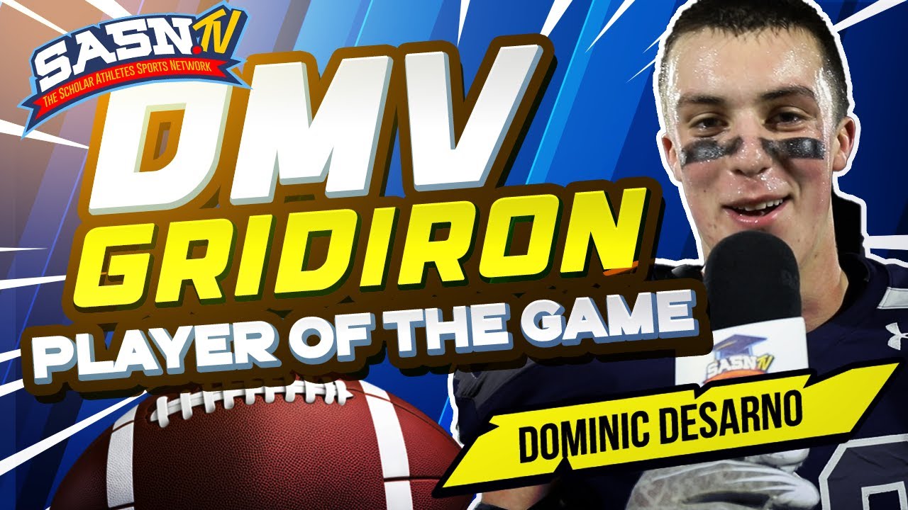 DMV Gridiron Interviews IAC Champion Dominic Desarno - YouTube