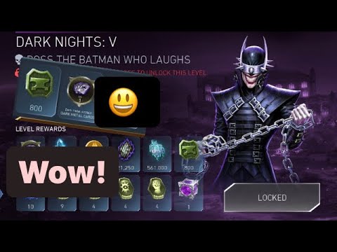 HEROIC 7 Boss Batman Who Laughs with Rewards!! Injustice 2 Mobile - YouTube