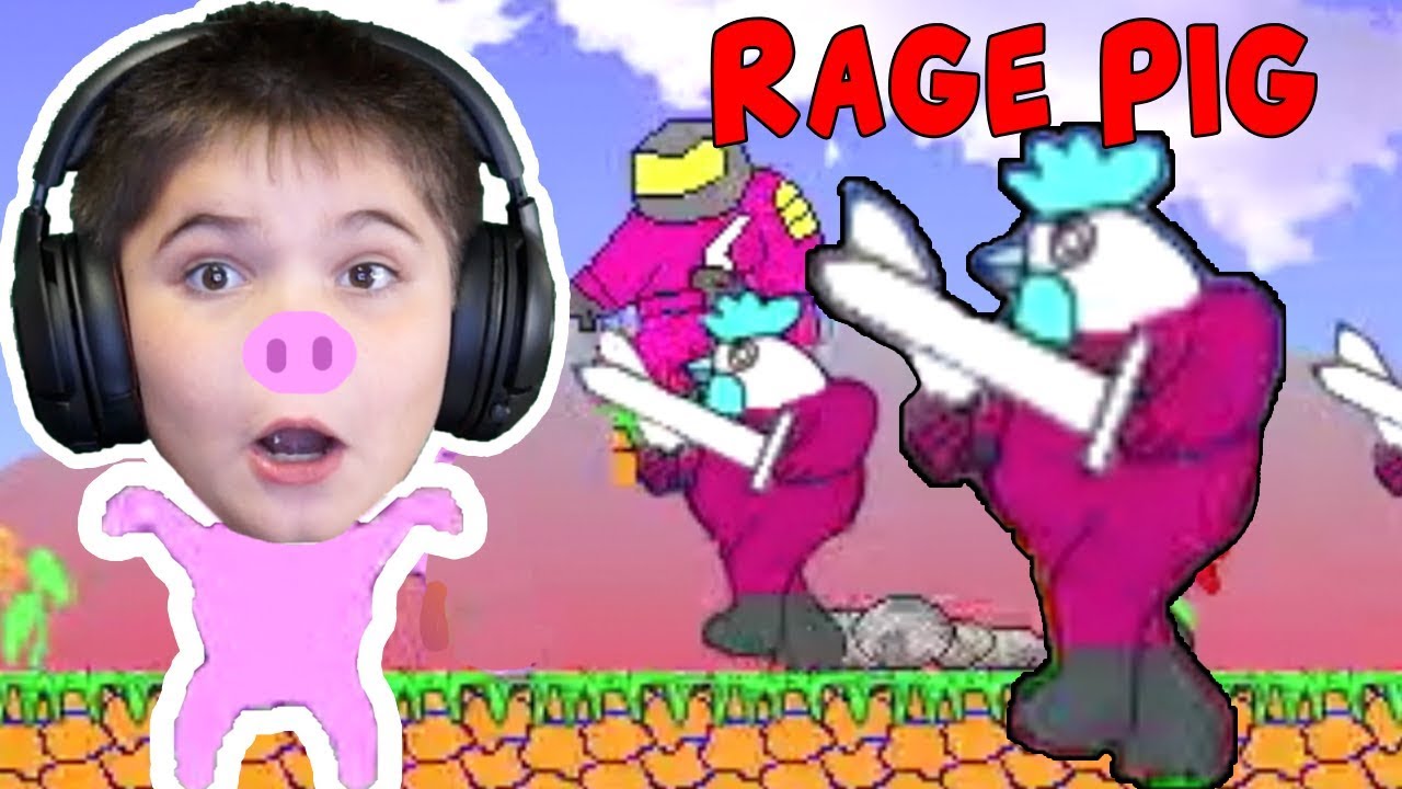 Crazy Rage Pig PC Game HobbyKidsGaming - YouTube