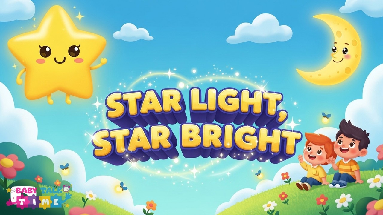 Star Light, Star Bright 🌙 Nursery Rhyme | Star Light, Star Bright UKG ...
