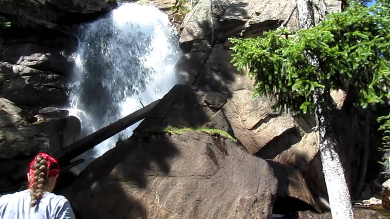 Wild Basin Trail waterfall - YouTube