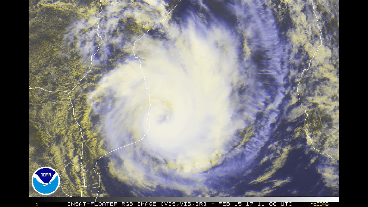 2017 : Tropical Cyclone Dineo ∙ 05S - YouTube