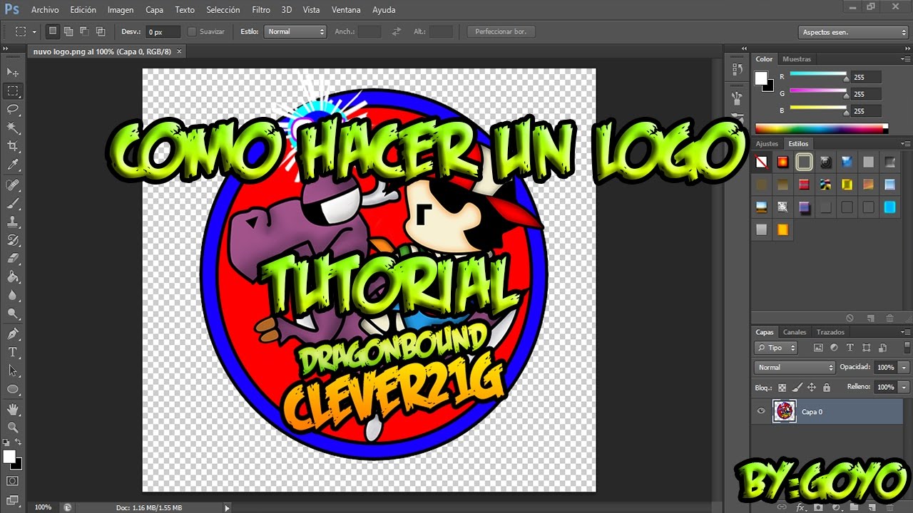Como hace un logo para tu perfil de DragonBound - YouTube
