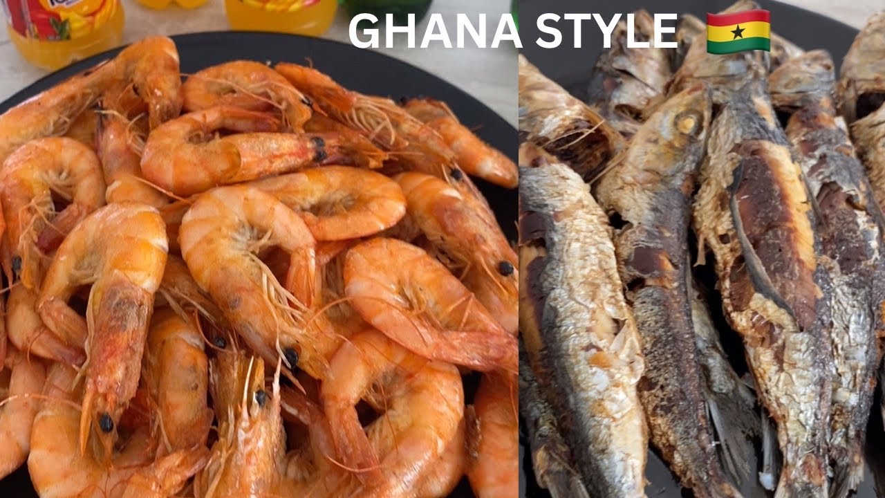 Let’s Make Banku, Fish and Shrimps The Ghana Way 🇬🇭 For Dinner - YouTube