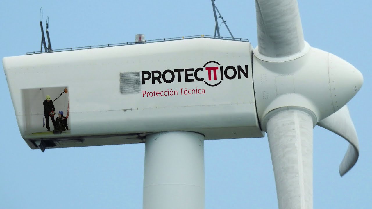 Rescue from a wind turbine using the micro descender Wind Escapettor ...