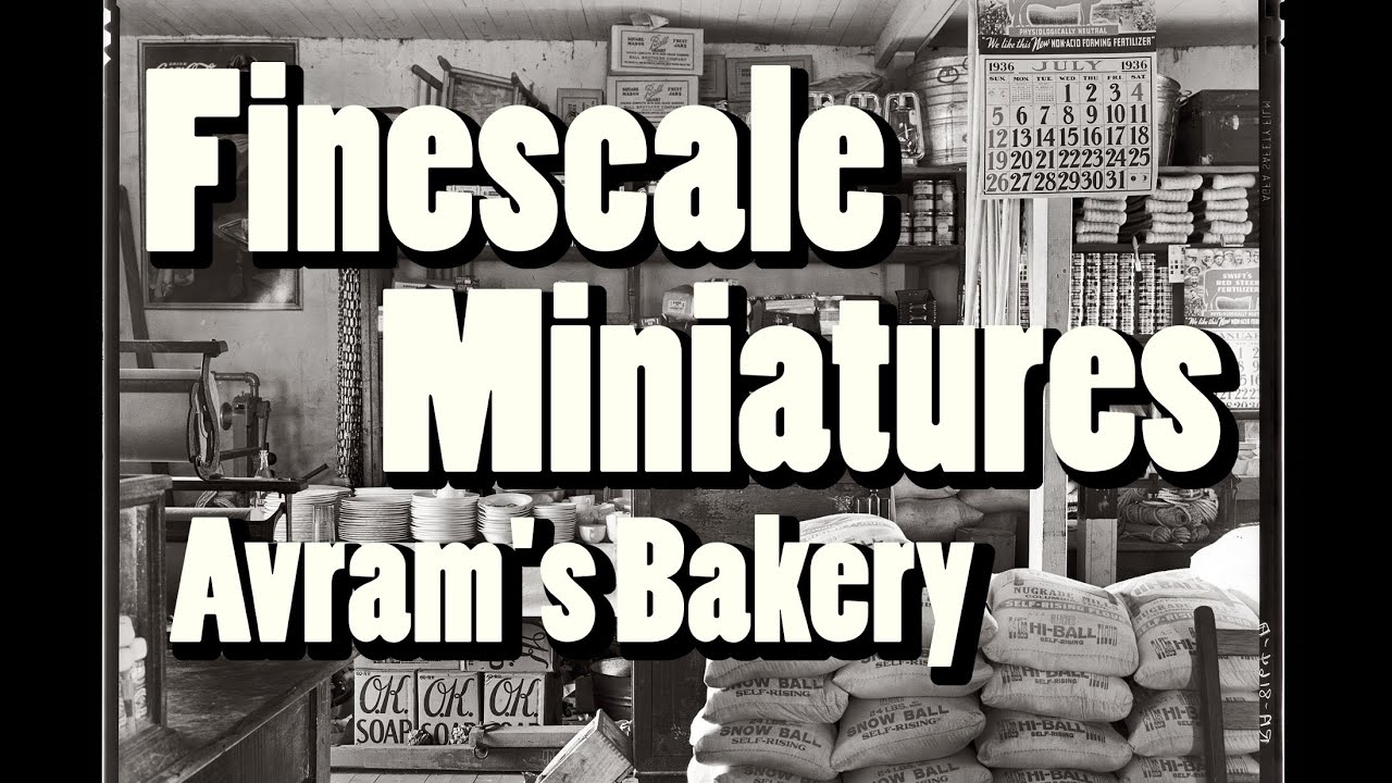 HO scale Bakery | Avrams bakery | Finescale Miniatures Craftsman kit ...