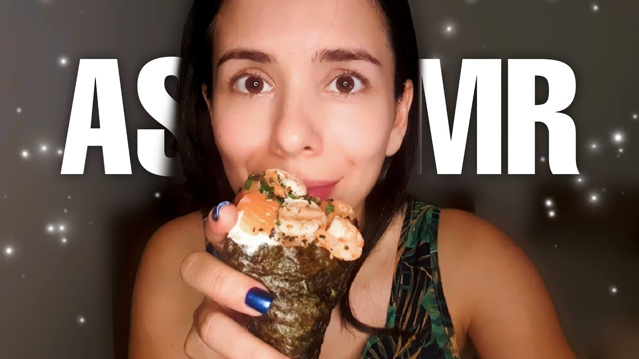 ASMR COMENDO O MELHOR TEMAKI DE TODOS 😱😋 - YouTube