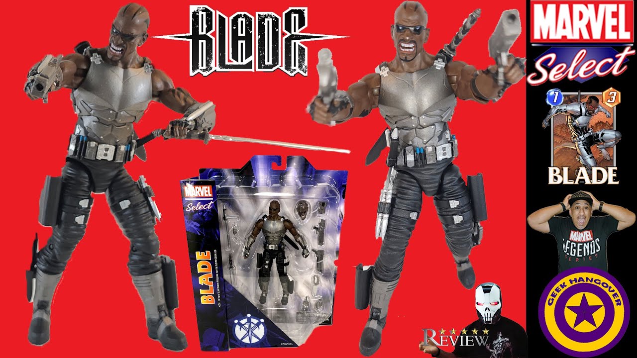 Diamond Select Toys Marvel Select Comic Blade Action Figure Review ...