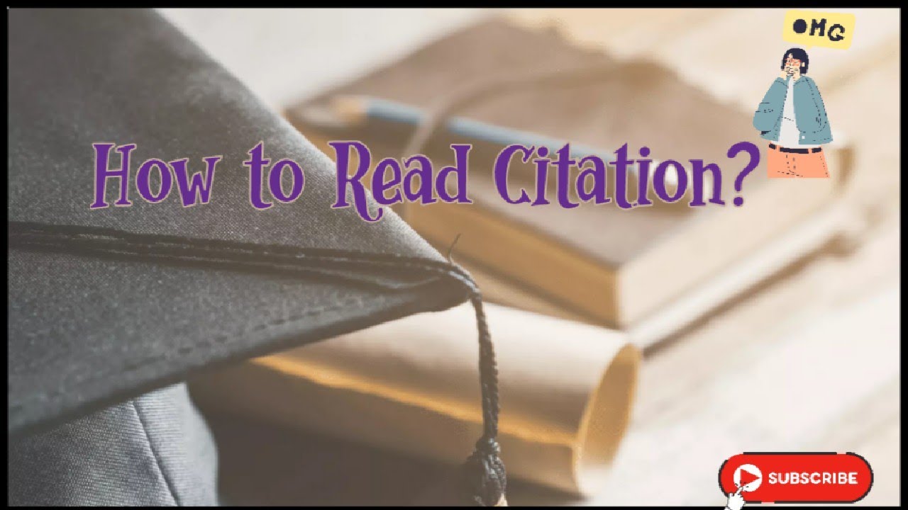 How to Read Citation? - YouTube