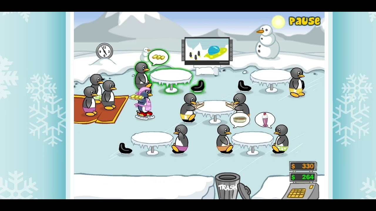 Penguin Diner : Restaurant Dash gameplay video Day 17 - YouTube