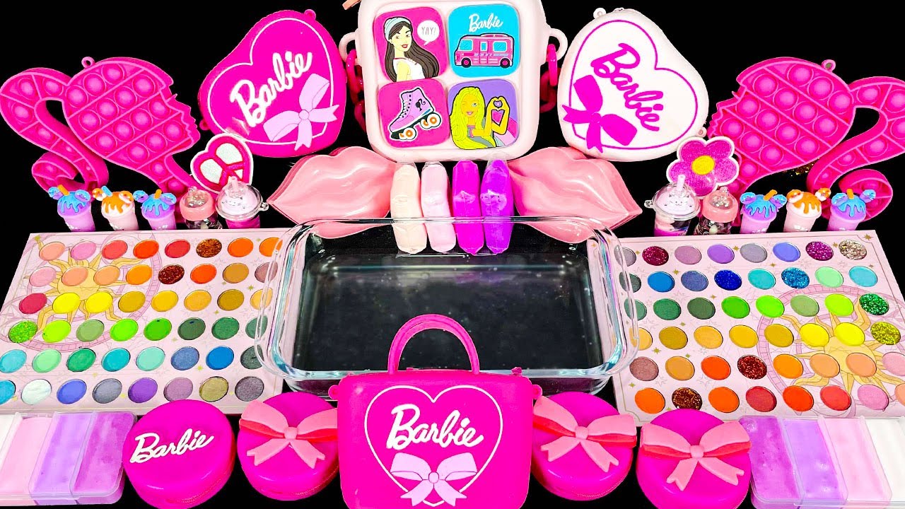 1 Hour Satisfying Slime ASMR | BARBIE Slime Mixing Random With Piping Bags | Satisfying Slime ...