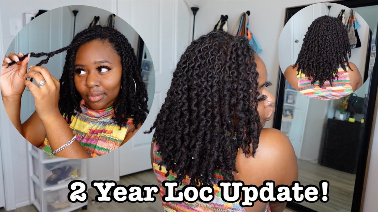 2 year Loc update while I take down my two strand twist + loc tips ...