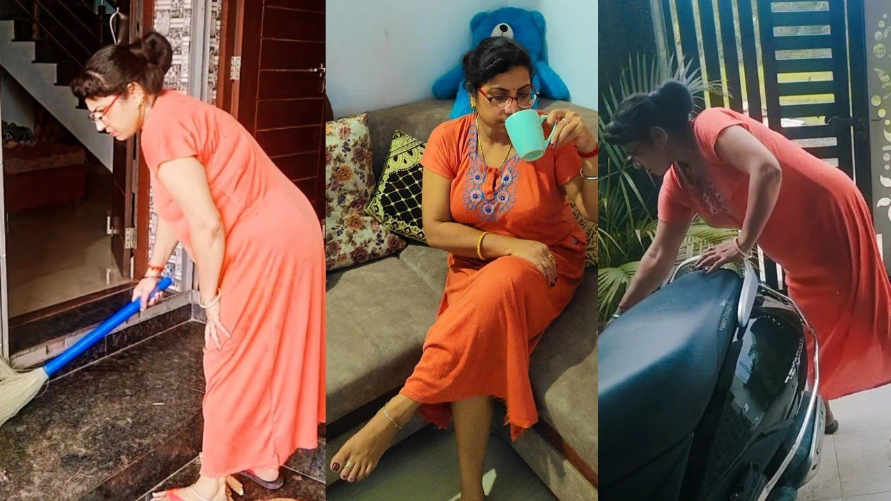 Indian Mom Daily Routine☺ Busy Routine Of Indian Mom Cleaning Vlog