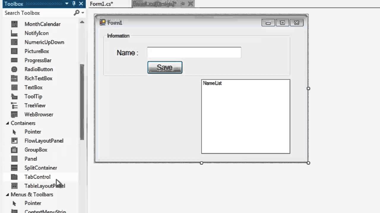 Adding Items To ListBox from TextBox in C# - YouTube