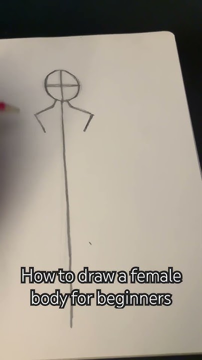 How to draw draw a body for beginners - YouTube