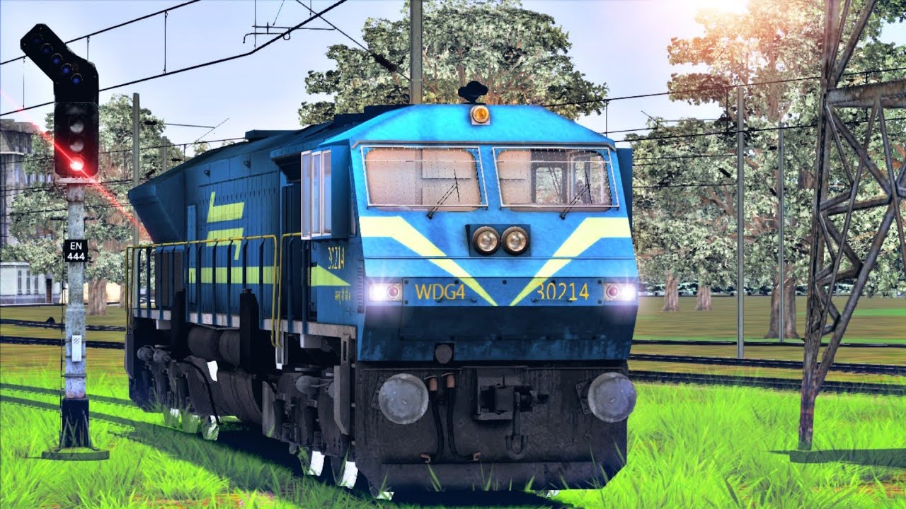 Lazy Light Locomotive of Indian Railways in Indian Train Simulator ...